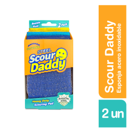 Esponja de Acero Inoxidable (2Un) - Steel Scour Scrub Daddy®